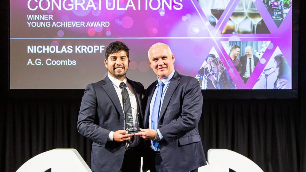 A.G. Coombs Employees recognised at the 2022 AMCA Victorian Industry Excellence Dinner | A.G. Coombs