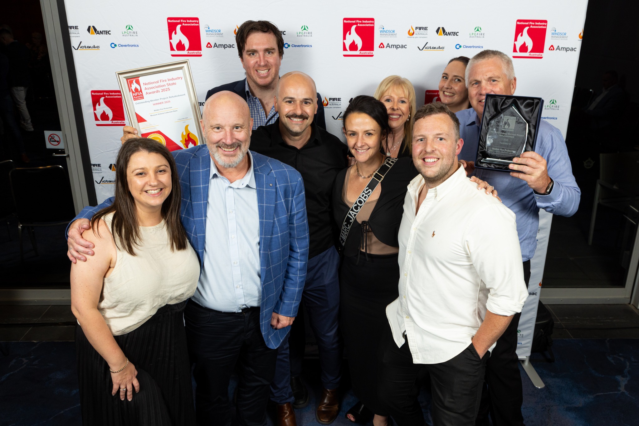 Walker Fire Protection wins Refurbishment Award at the 2025 NFIA Victorian State Awards of ...